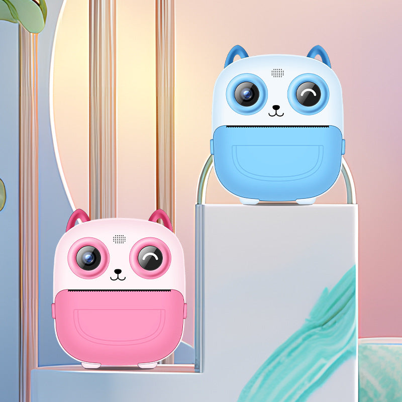 Camera Digitala cu Imprimare instant, pentru Copii, Rezolutie HD 1280x ...