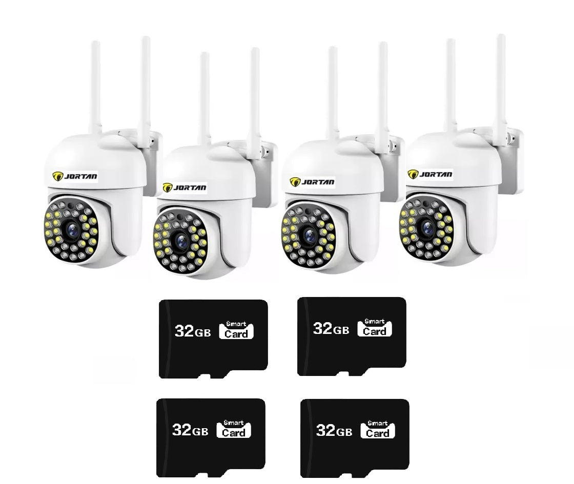SET 4x Camera de Securitate - WiFi, JT-8161QJ - Viziune Nocturna 30M ...